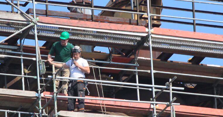 Construction scaffolds by Scafom-rux