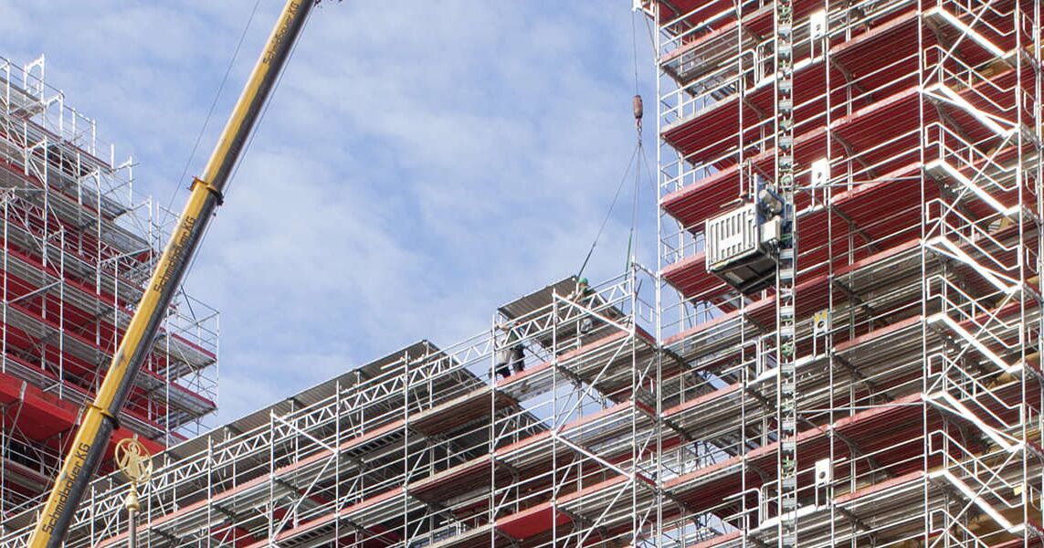 Construction scaffolding system SUPER 65/100 by Scafom-rux